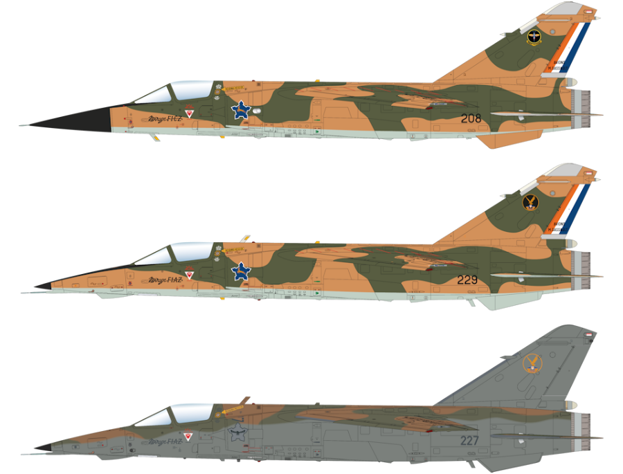 South African Air Force (SAAF) Dassault Mirage F1CZ et F1AZ